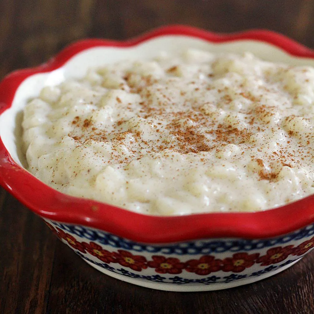 Creamy Stovetop Rice Pudding - Jam Hands