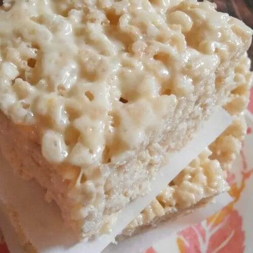 Lemon Supreme Rice Krispies Treats - Jam Hands